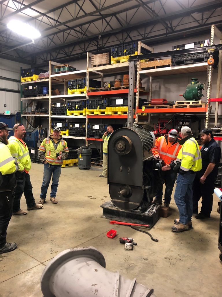 Cornell training on slurry pump rebuilds | Cornell Pump Company