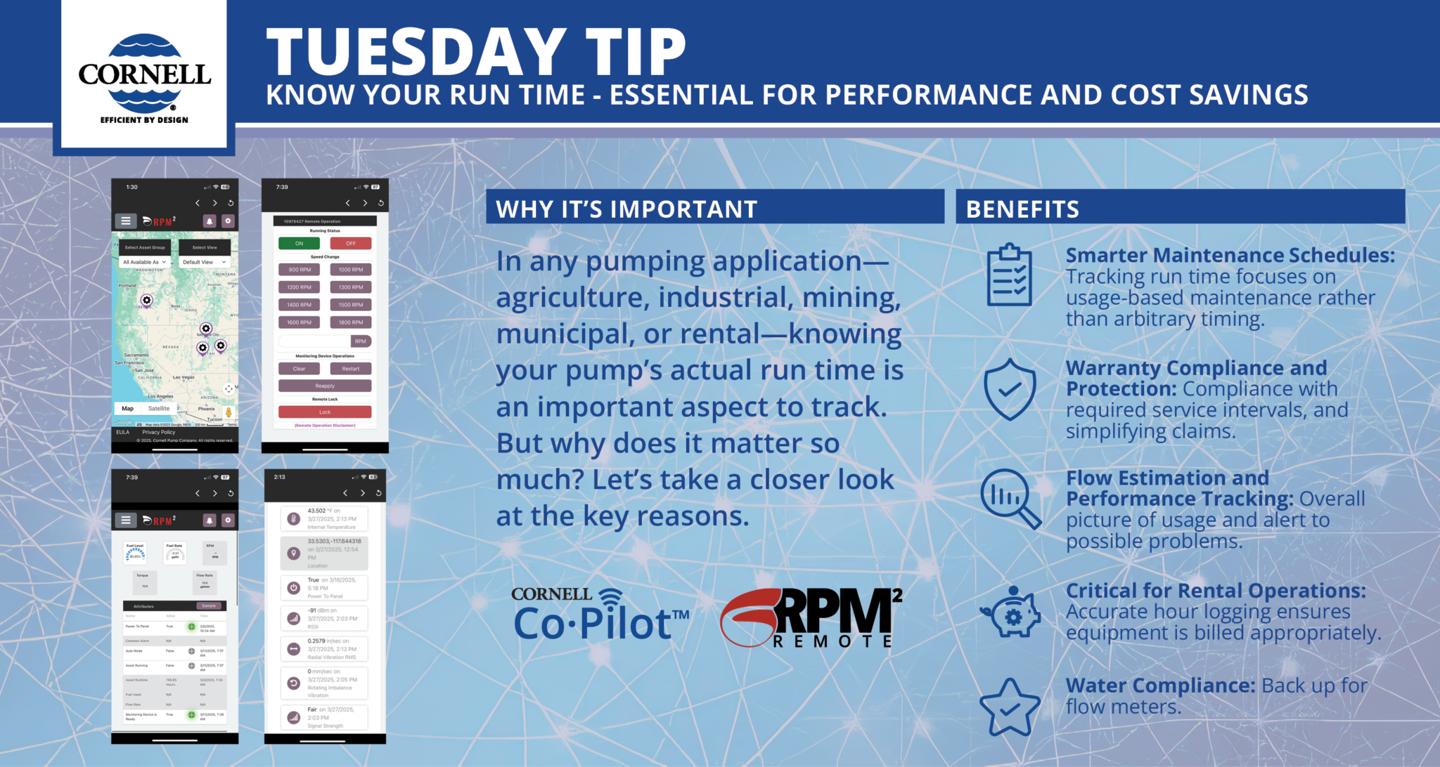 TUESDAY TIP: KNOW YOUR RUN TIME – Cornell Pump Company